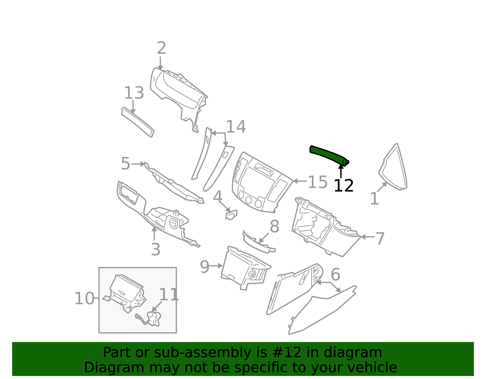 2009-2010 Hyundai Sonata Trim Molding 84780-3K120-6Y | MotorMotor