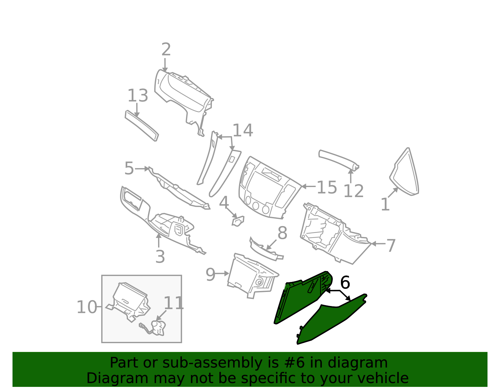 2009-2010 Hyundai Sonata Side Panel 84775-3K010-HZ | MotorMotor