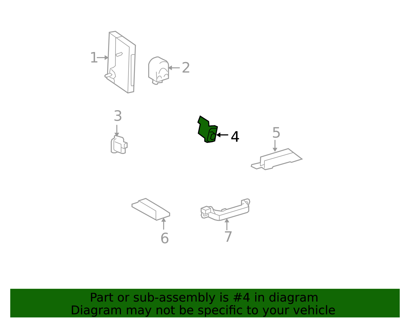 2007-2011 Toyota Camry Transmitter 89992-06040 | Toyota Parts Center