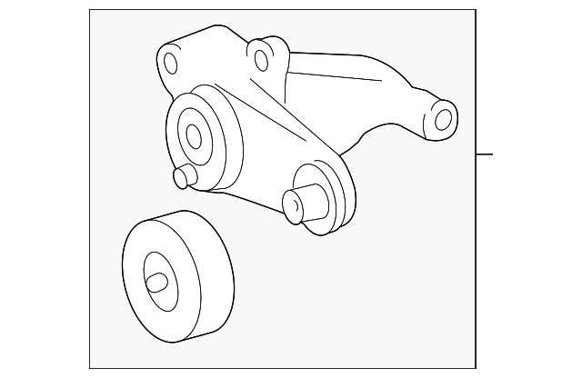 Genuine Toyota Serpentine Tensioner part# 16620-75051 for 2007-2023 ...