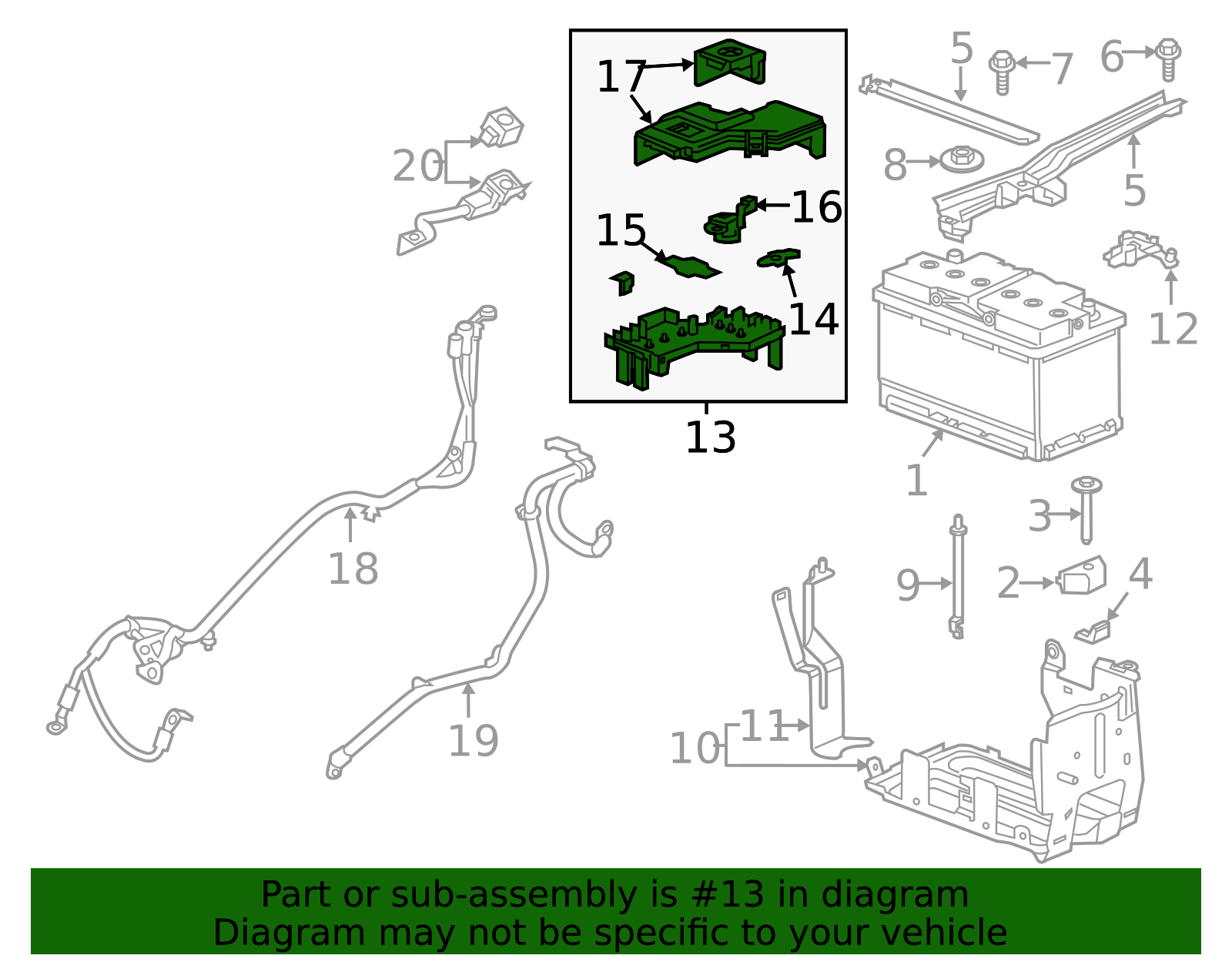 2020-2024 GM Battery Distribution Engine Compartment Fuse Block ...