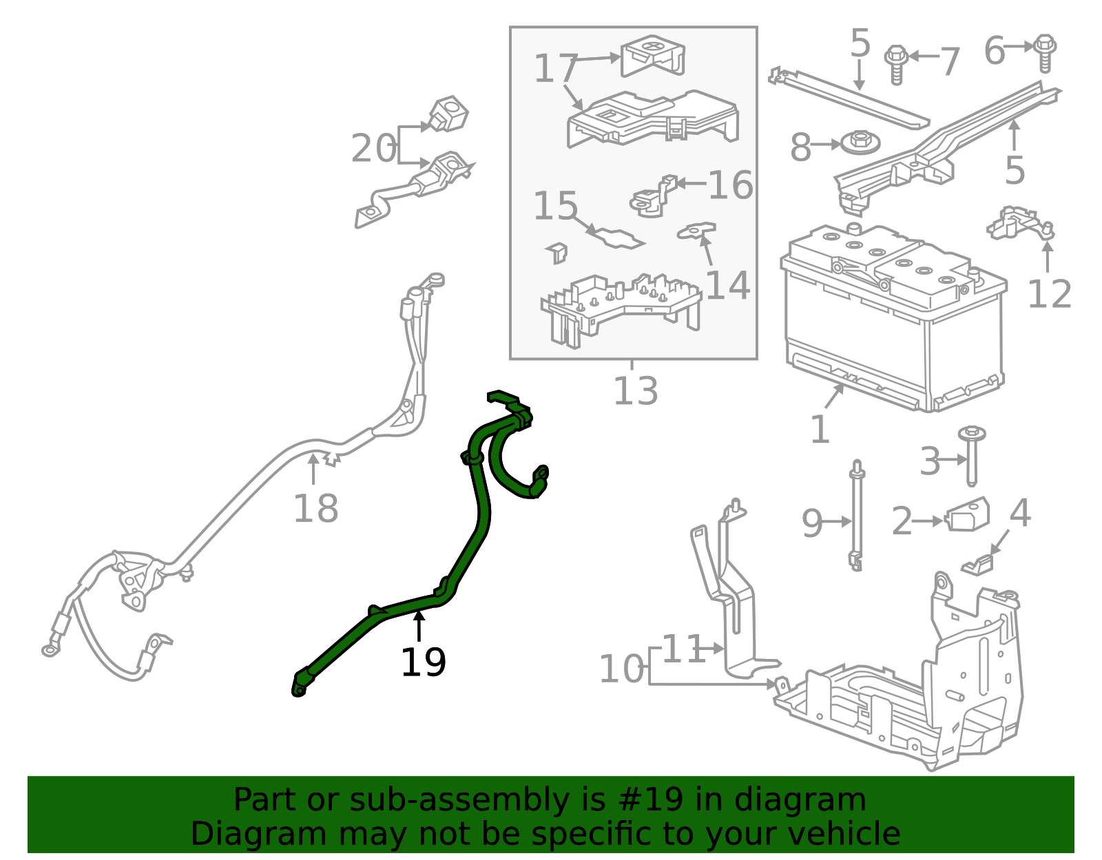 2021-2026 Chevrolet Blazer Negative Cable 85525336 | Capital Chevy Parts