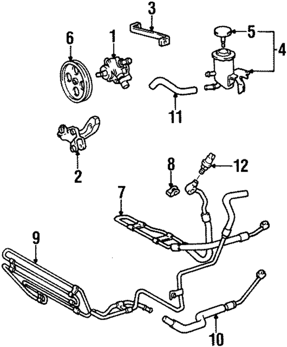 1993-1998 Toyota Supra Genuine Toyota 93-98 Supra MK4 Turbo Power ...