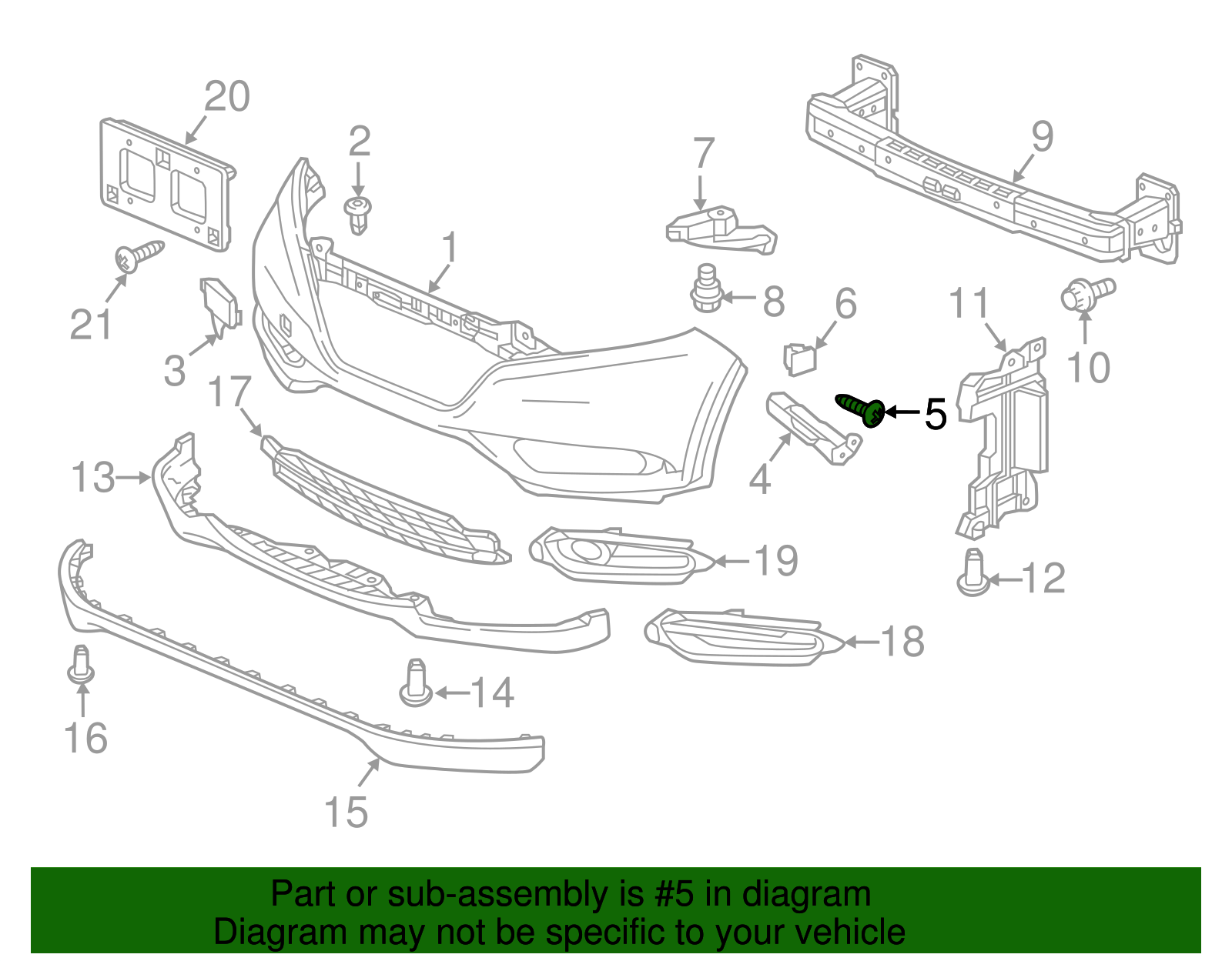 93903-45480 - Side Trim Panel Screw 2006-2025 Honda | Honda Parts Online