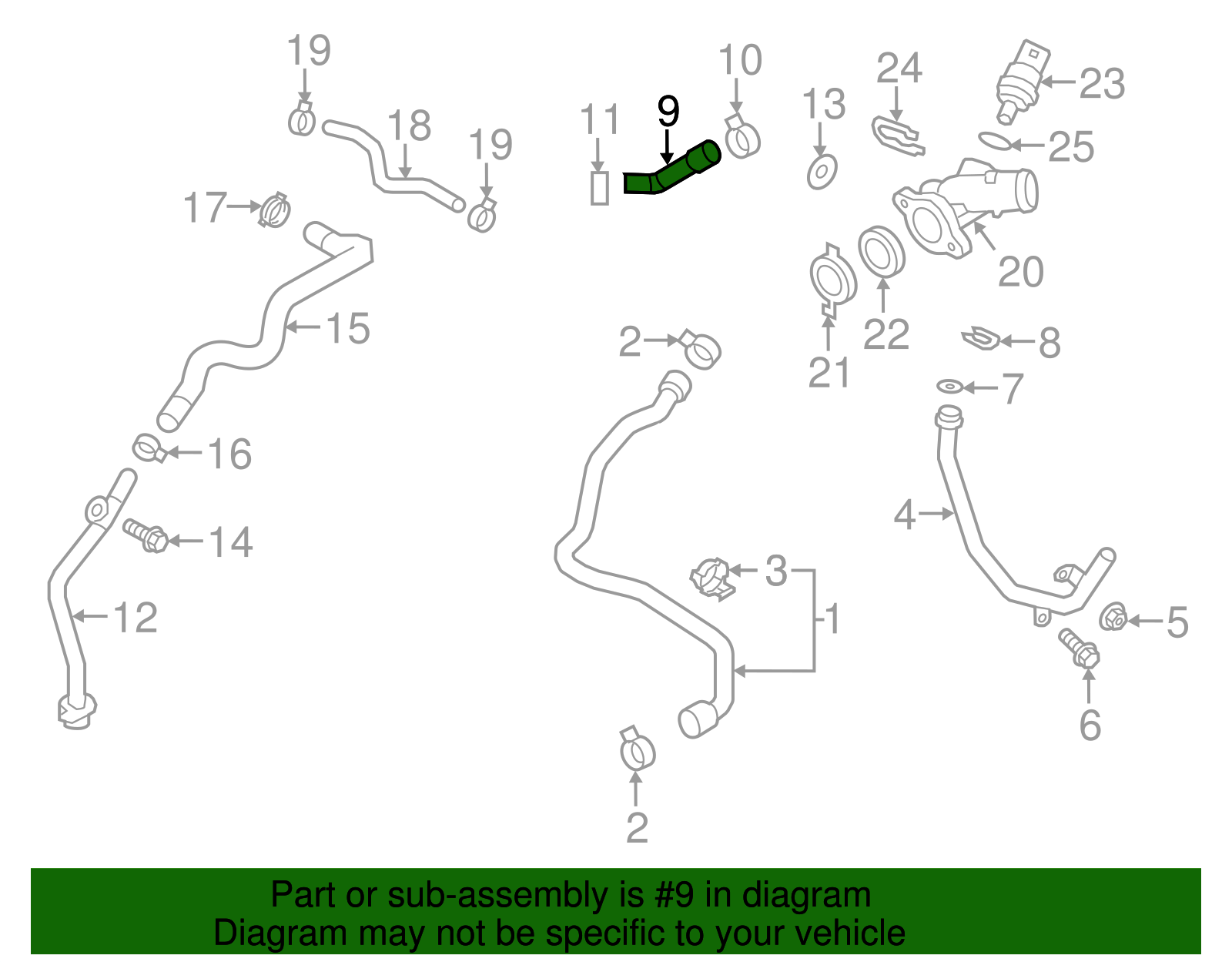 1K0-121-058-AC - Volkswagen Hose 2005-2014 Volkswagen | Performance ...