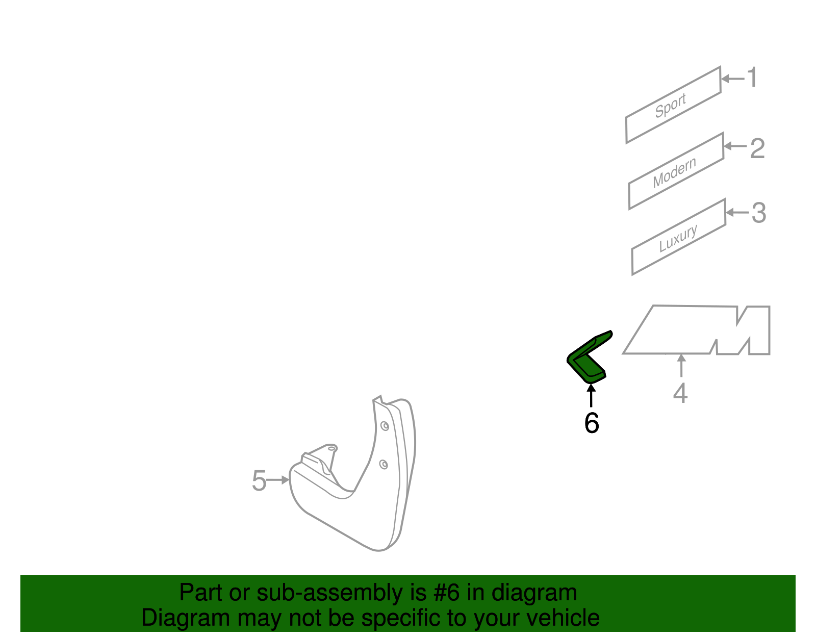 51747382005 - 2014-2017 BMW Side Panel (51-74-7-382-005) | BMW of South ...