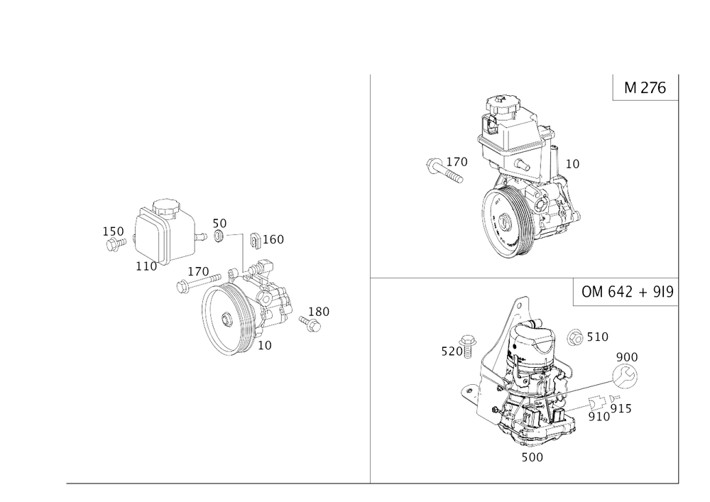 006-466-31-01-80 - Power Steering Pump - 2008-2012 Mercedes-Benz | Buy ...