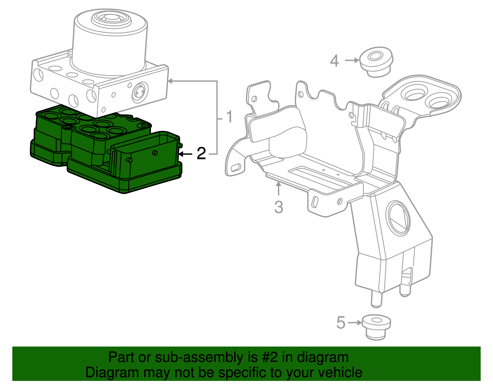13384018 - 2012-2016 Chevrolet - Electronic Brake Control Module Kit ...