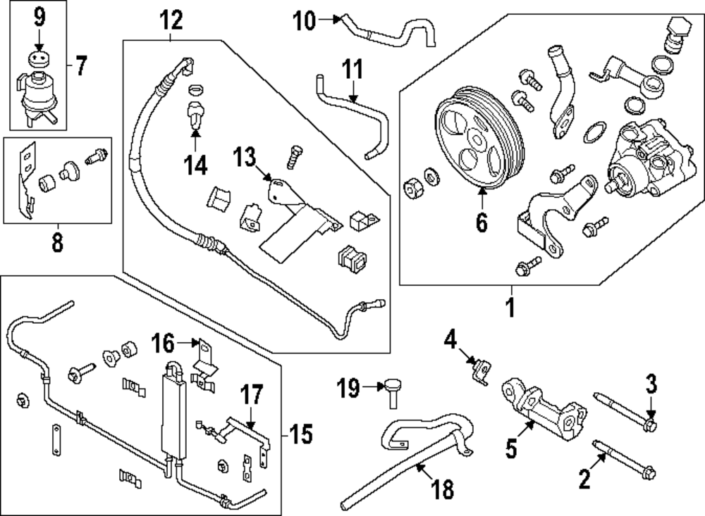 2024-2025 Nissan Frontier Mount Bracket 49190-9BU2A | Nissan Parts Central