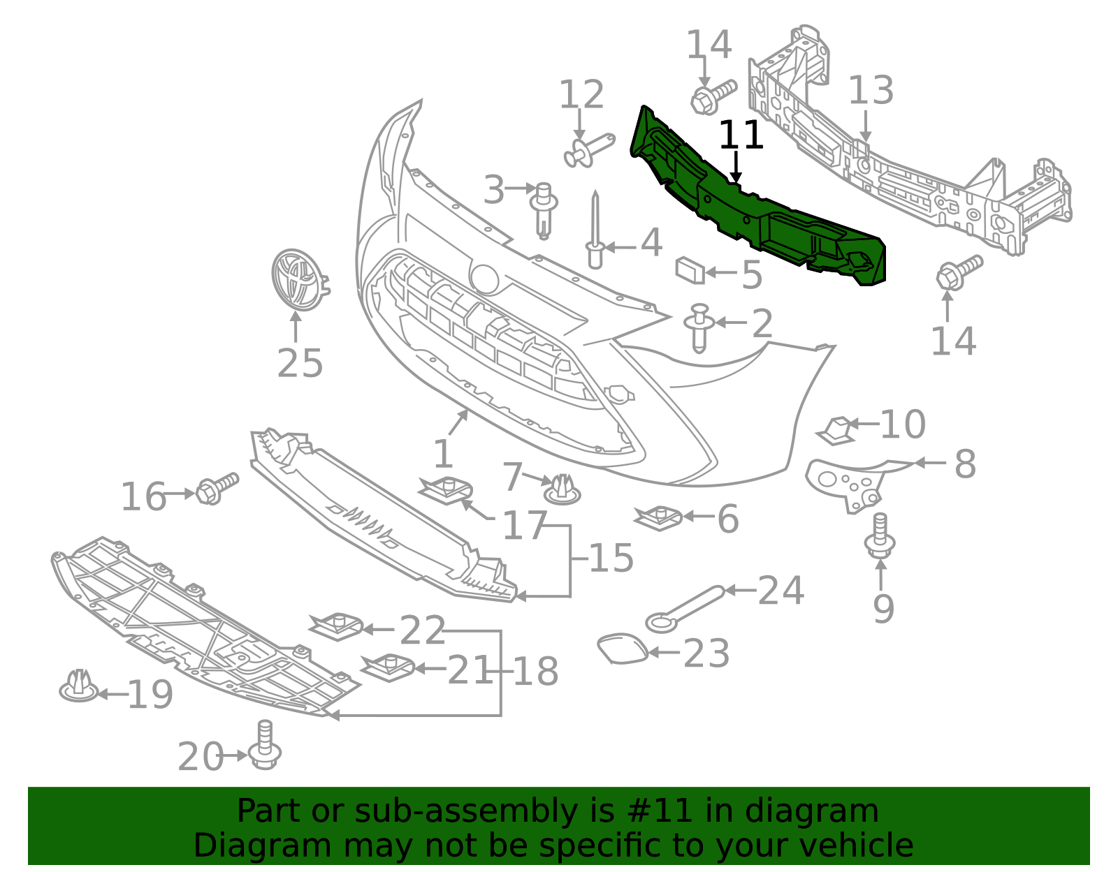2016-2020 Toyota Absorber 52611-WB002 | Toyota Parts Center