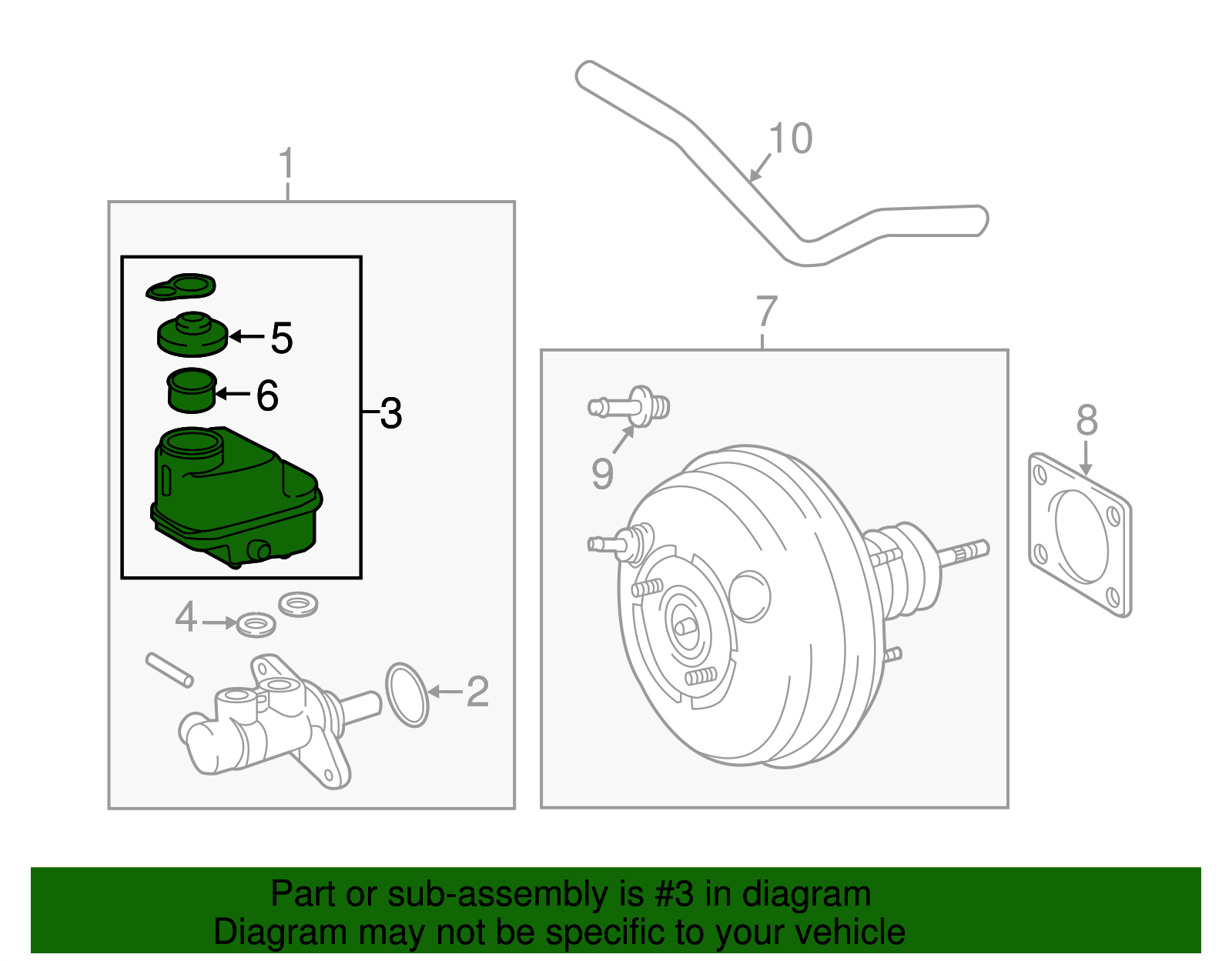 2010-2023 Toyota Master Cylinder Reservoir 47220-0R050 | Toyota San ...