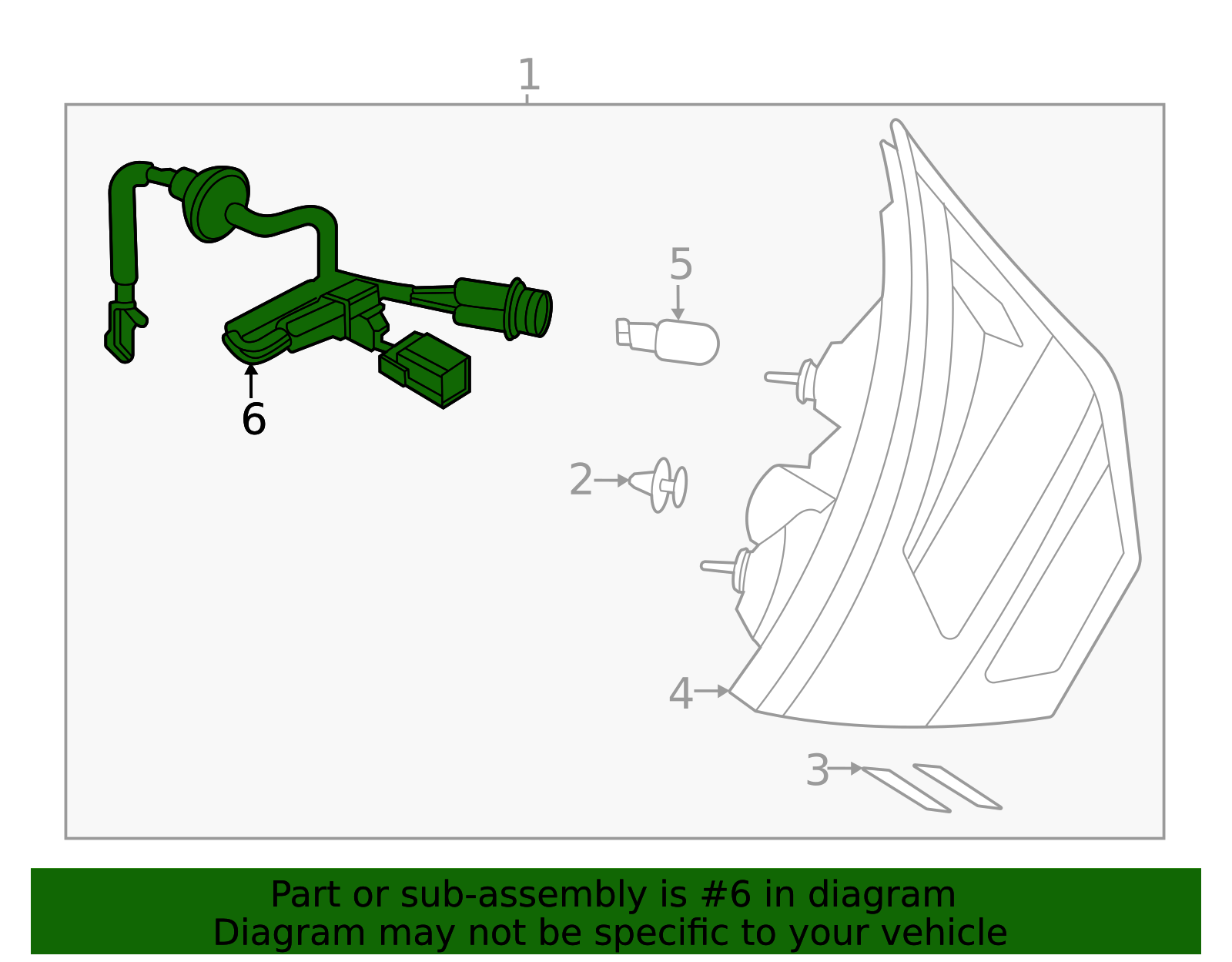2021-2025 Nissan Rogue Socket & Wire 26551-6RA1A | My Nissan Part