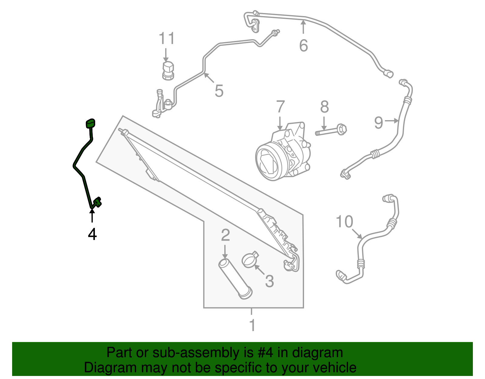 2006-2015 Mazda MX-5 Miata AC Tube NE51-61-464A | OEM Parts Online