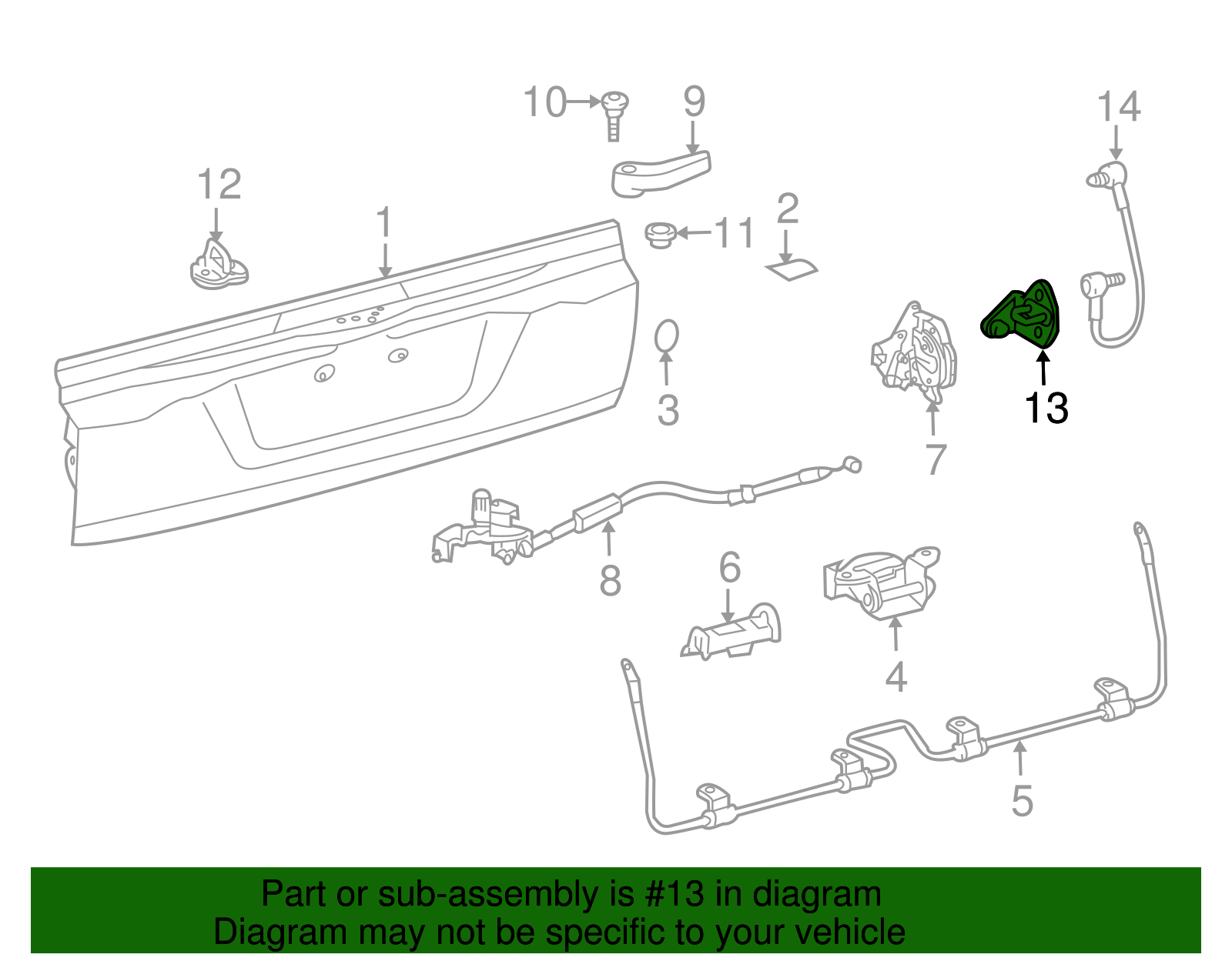 2009-2021 Toyota Land Cruiser Striker 69450-60040 | Toyota Parts Center