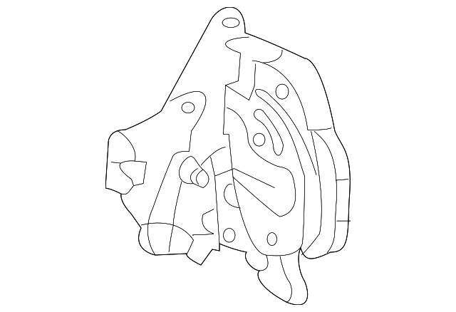 2018-2021 Toyota Land Cruiser Lock Assembly 69380-60071 | Toyota Parts ...