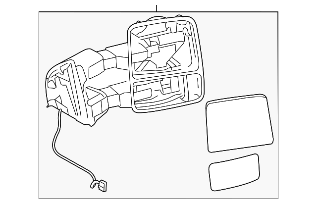 2008 Ford | Mirror | 8C3Z-17682-BB | Walls' Ford Parts