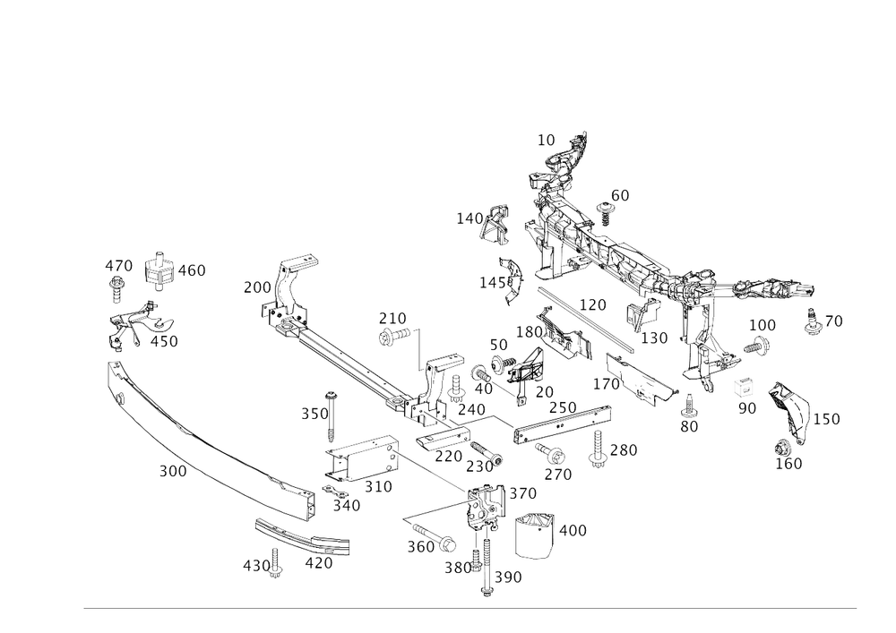 2014-2023 Mercedes-Benz | Bracing | 246-626-01-00 | MB Dealer Parts