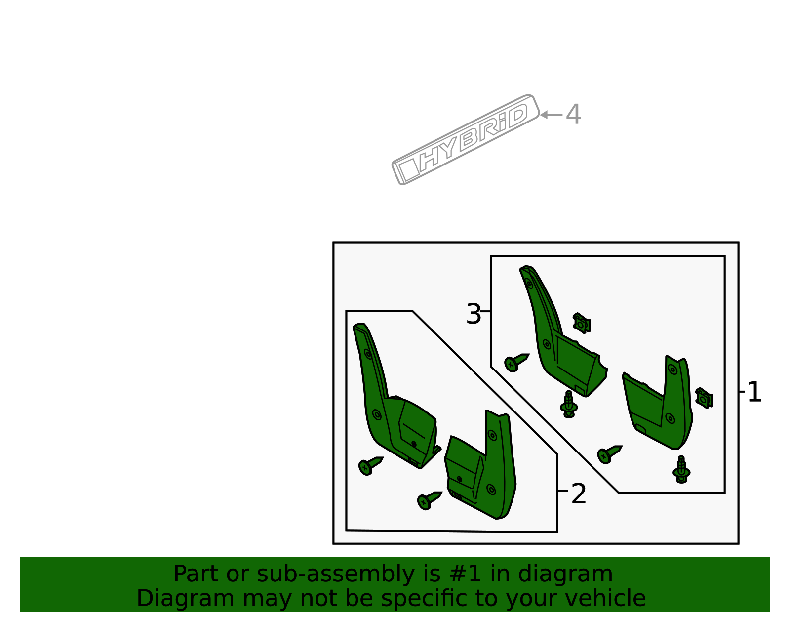 08P00-TVA-100A - Splash Guards 2018-2022 Honda Accord | Honda Parts Online