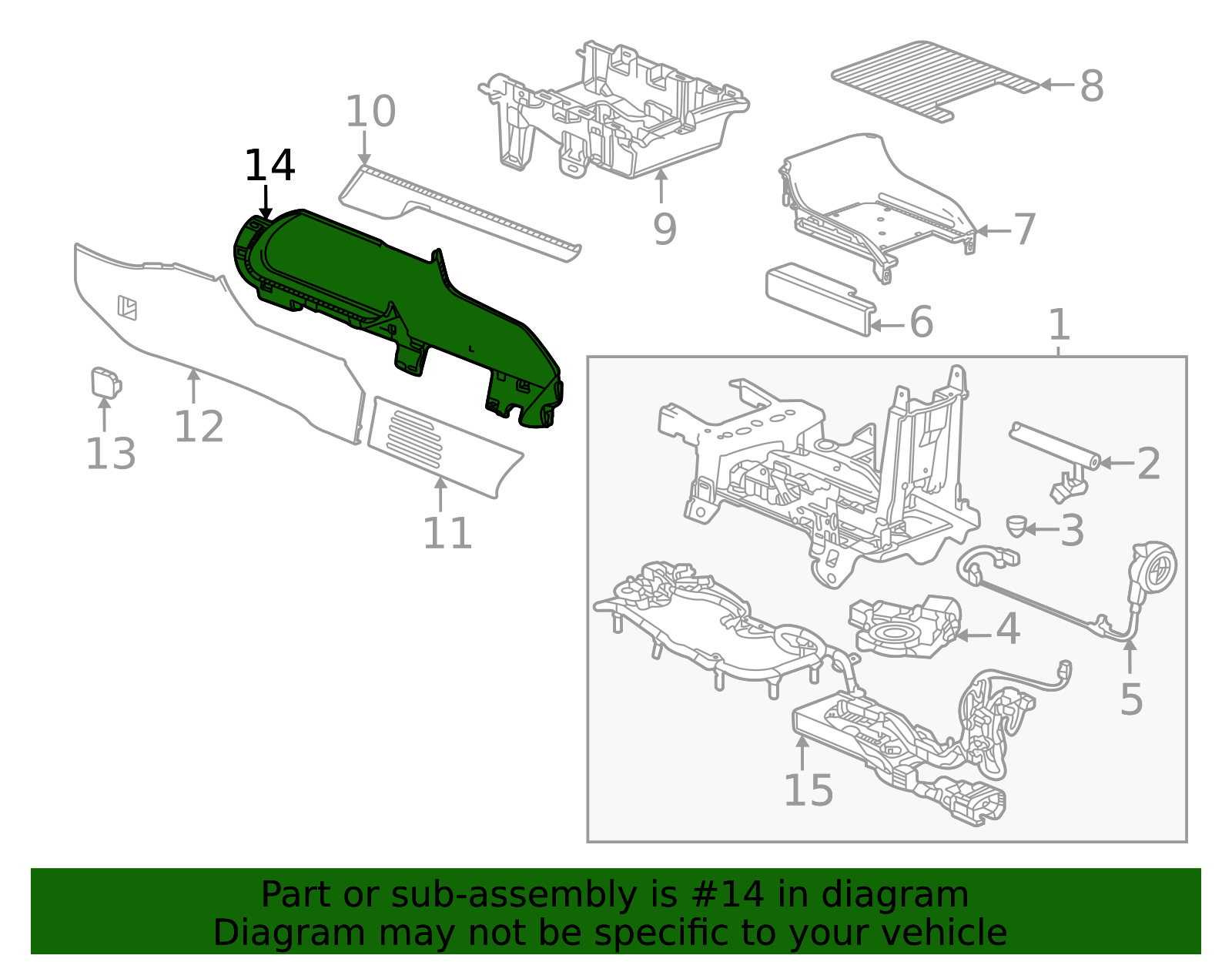 2021-2025 GM Side Panel 84736947 | Courtesy Parts
