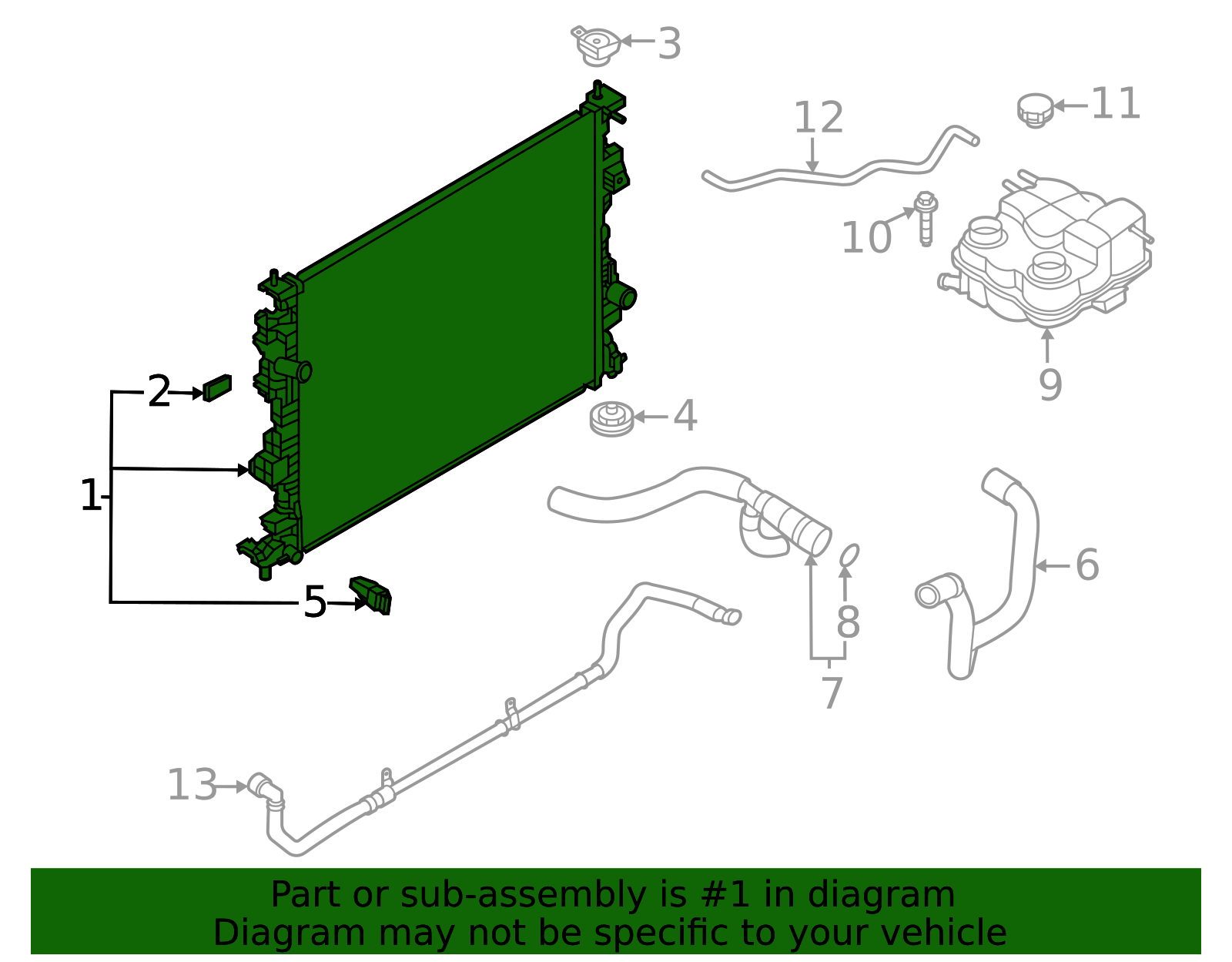 2020-2026 Ford Motorcraft Radiator RAD-224 | Ford OEM Parts Outlet