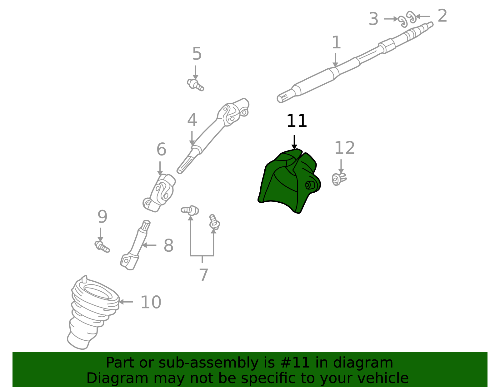 45255-52020 - High-Quality Steering Coupling Boot for 2000-2003 Toyota ...