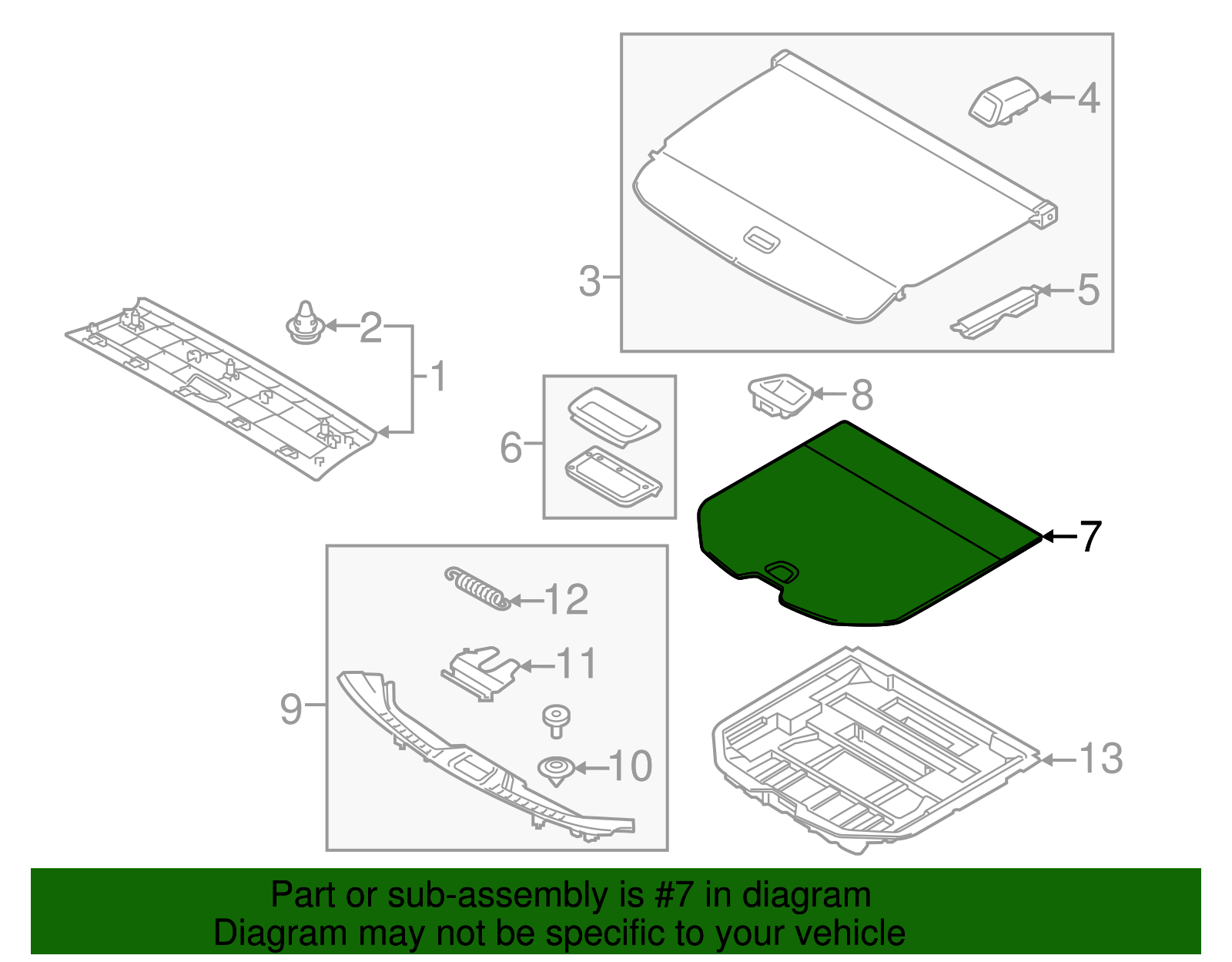 2015-2018 Volvo Floor Cover 31414464 | OEM Parts Online