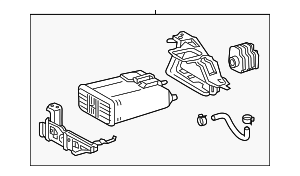 Genuine Toyota Vapor Canister part# 77740-0R020 for 2013-2018 Toyota ...