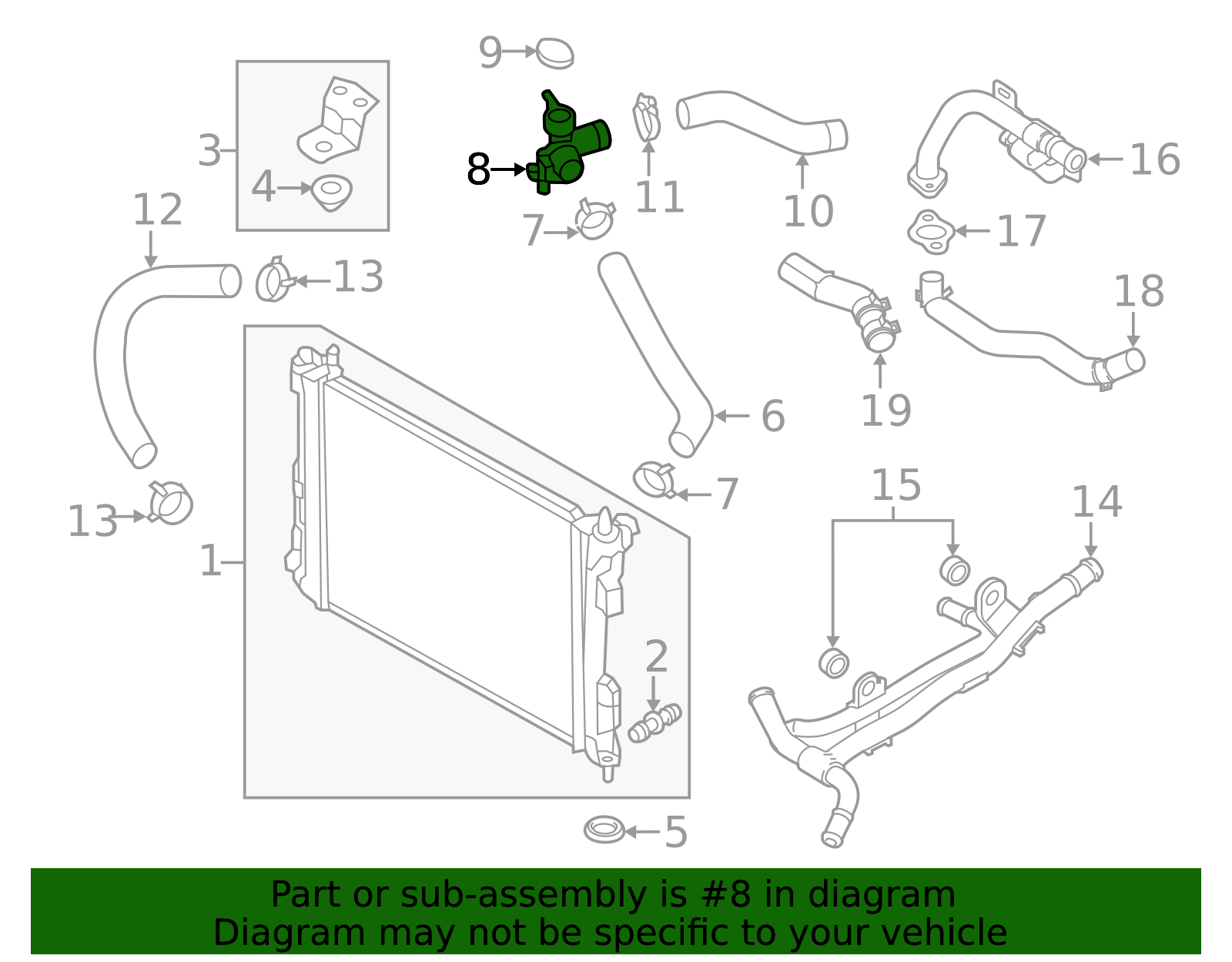 Genuine Filler Neck for 2018-2022 Hyundai Accent | Part# 25329-F9100 ...