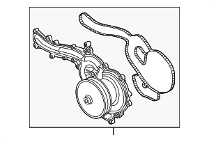 2011-2017 Ford Water Pump Assembly BC3Z-8501-A | Varsity Ford
