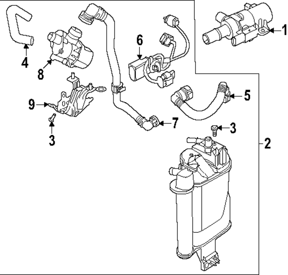 2022-2024 Volkswagen Jetta Pressure Sensor 5Q0-201-799-A | OEM Parts Online