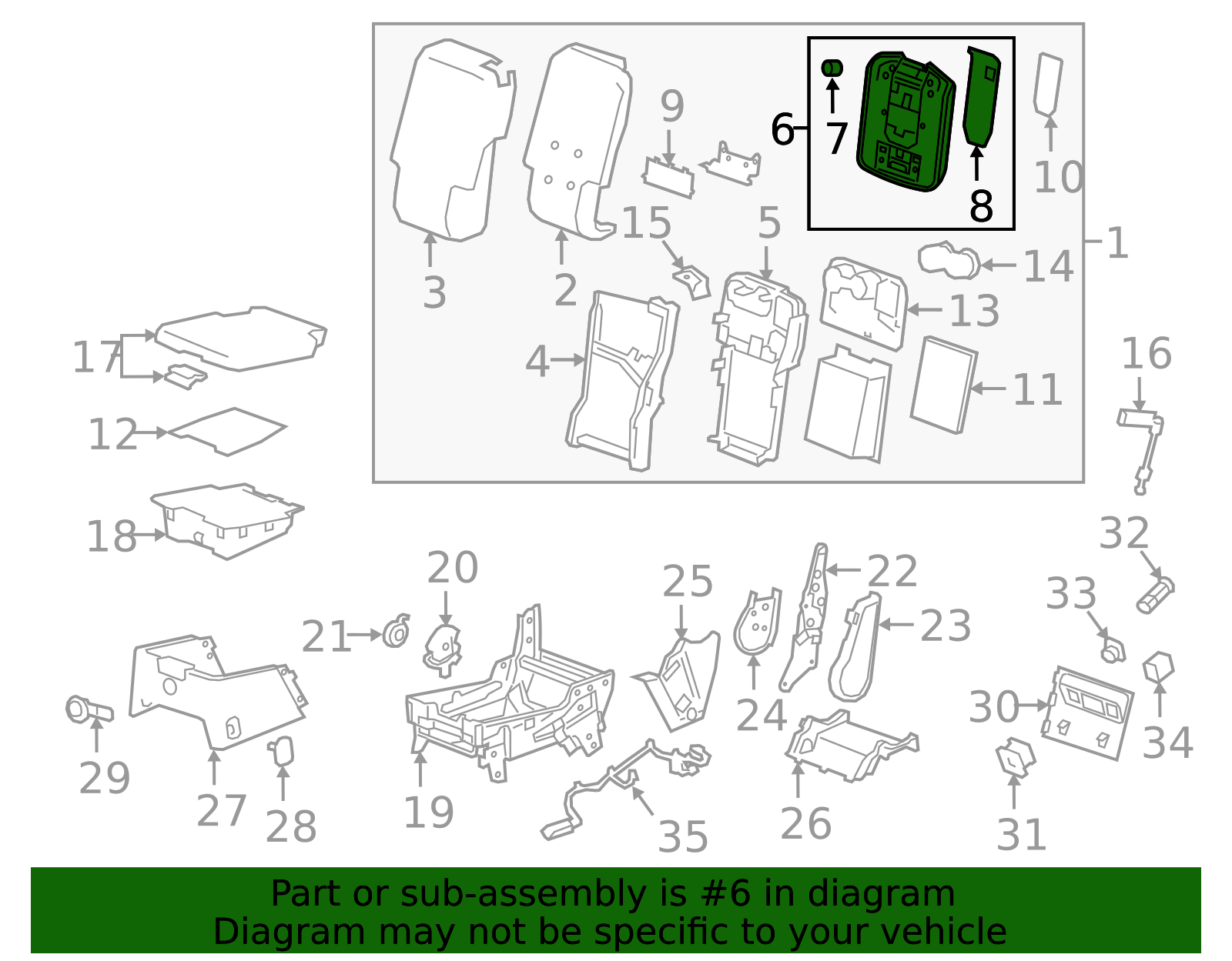 84714634 - Console Lid 2019-2025 GM | GM Parts Warehouse