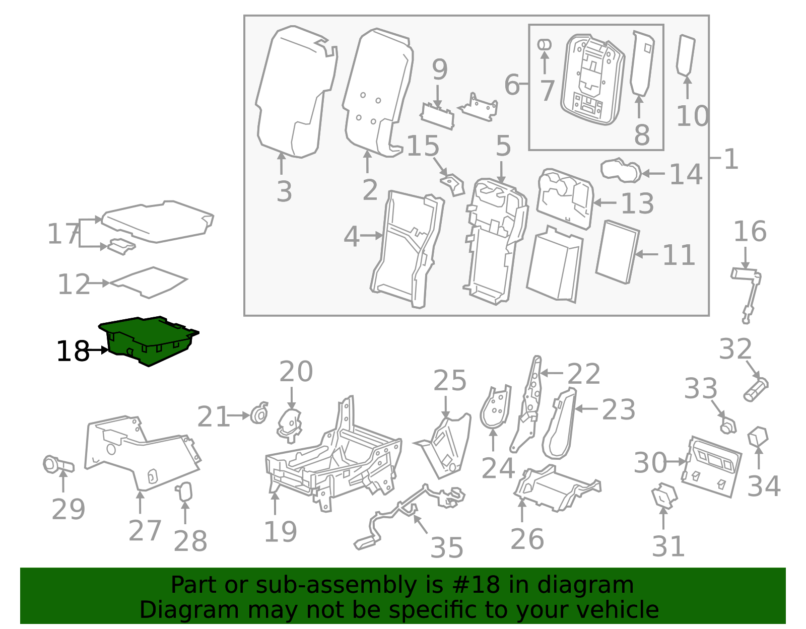 84612468 - 2019-2023 GM - Console Compartment | Partners Chevy