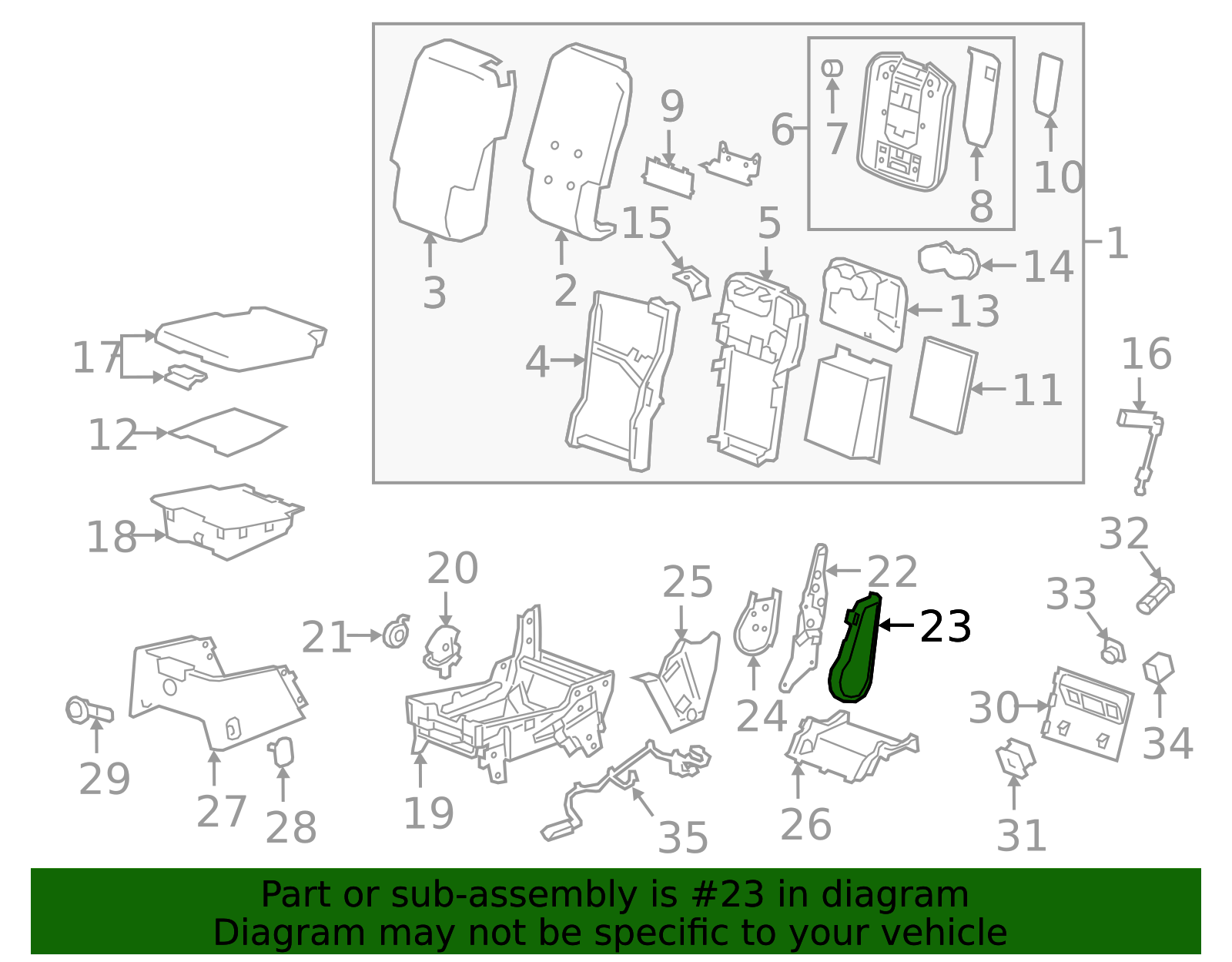 2019-2024 GM F Cover 85012087 | Courtesy Parts