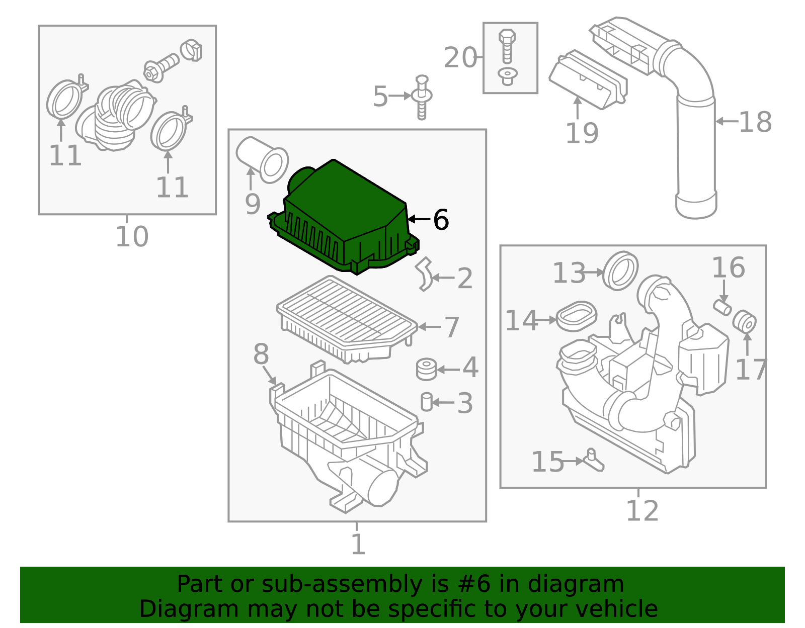 2016-2017 Hyundai Elantra GT Upper Cover 28111-A5000 | MotorMotor