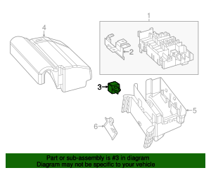 5C0-951-253-A - Accessory Power Relay 2011-2019 Volkswagen | Wolfsburg ...