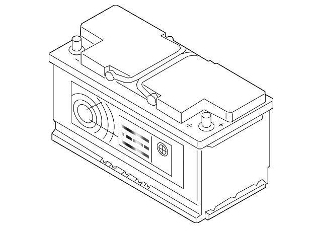 2016-2025 BMW Vehicle Battery 61217604802 | OEM Parts Online