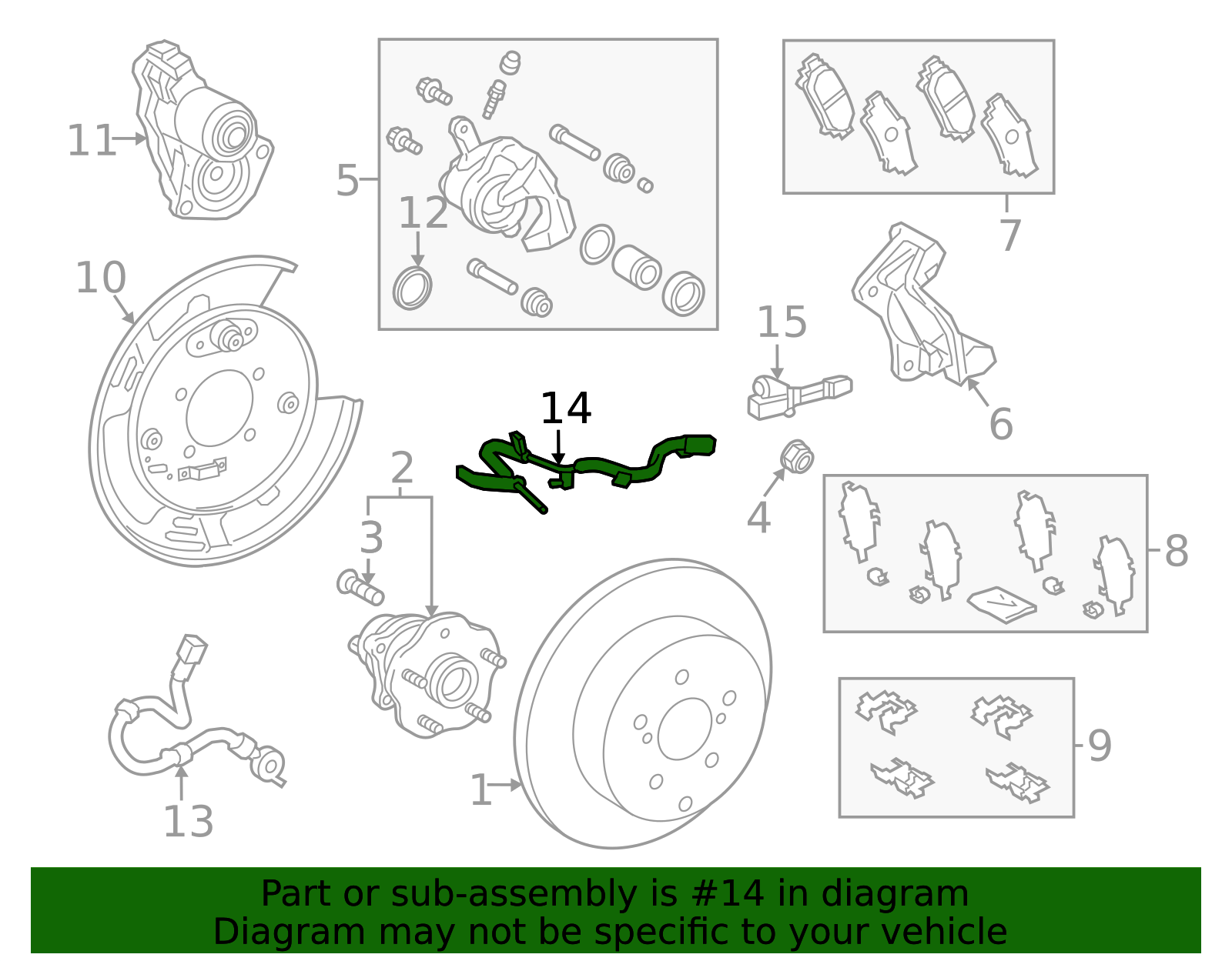 2020-2025 Toyota Highlander ABS Sensor Wire 890C0-0E080 | Toyota Parts ...