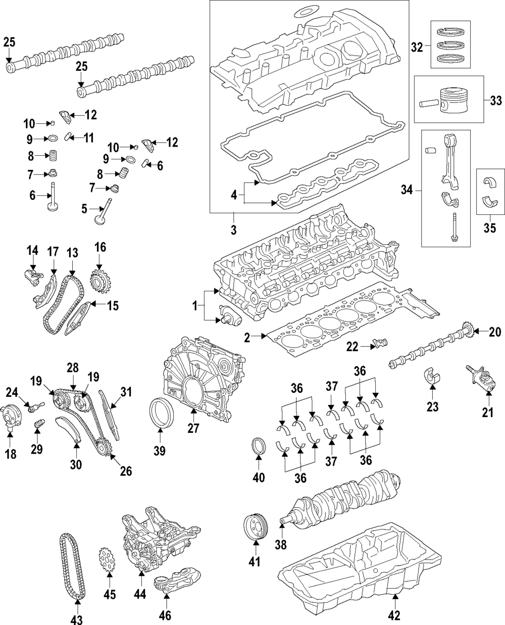 11128654268 - 2016-2021 BMW Head Gasket (11-12-8-654-268) | BMW of ...