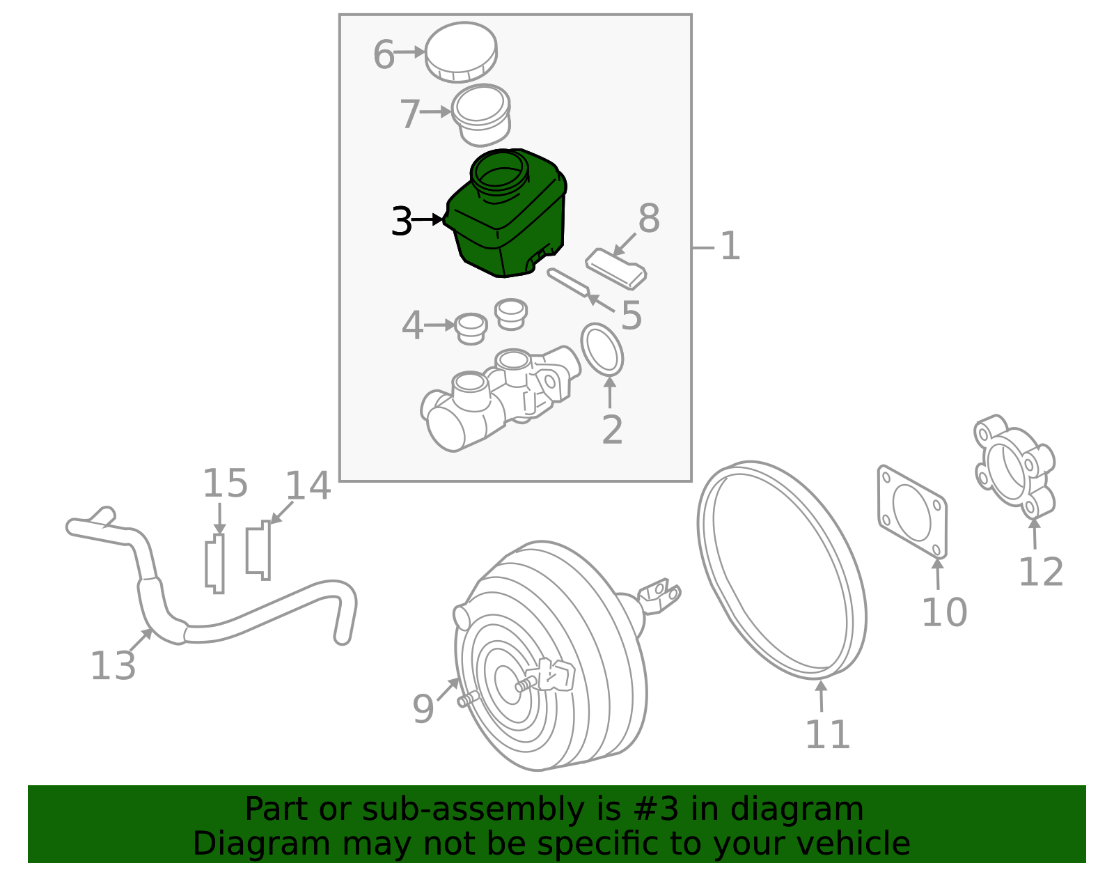 2009-2024 Nissan GT-R Master Cylinder Reservoir 46091-JF00B ...