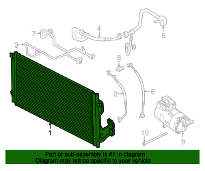 64-50-6-804-722 - A/C Condenser - 2012-2020 BMW | BMWPartsHub