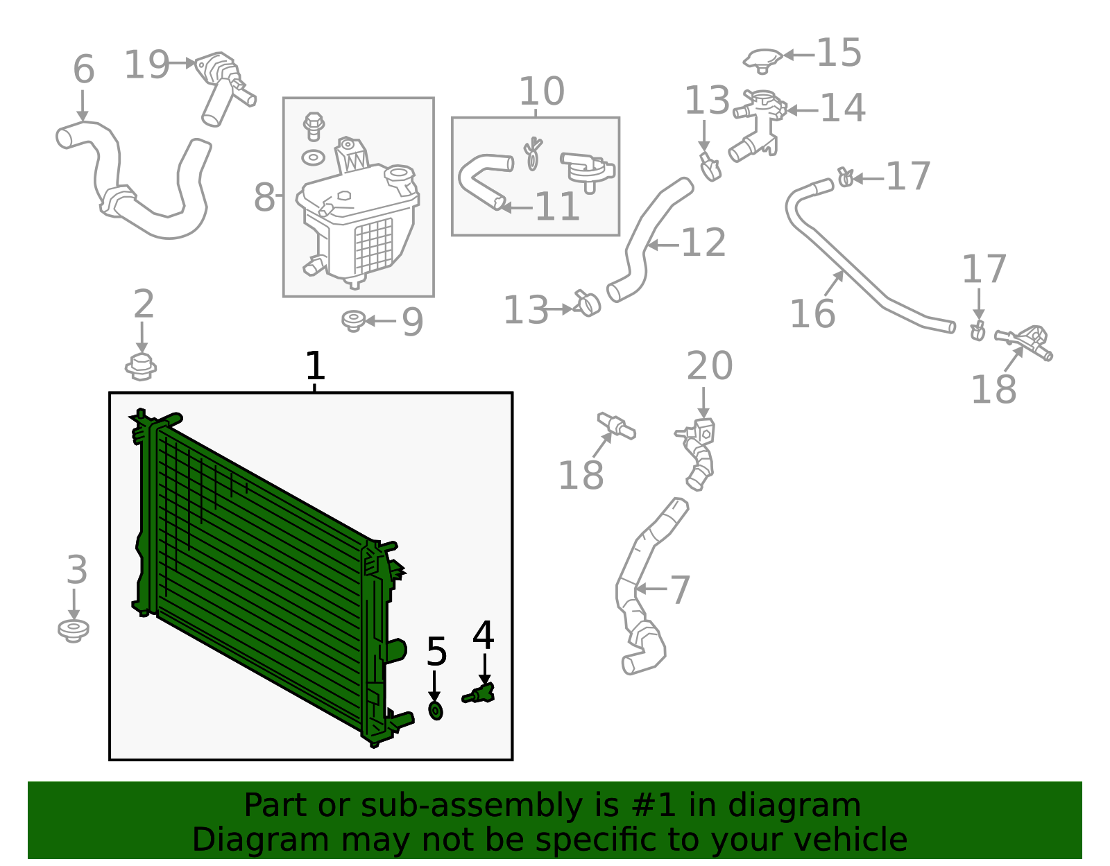 16400-24340 - Radiator Assembly 2020-2022 Lexus UX200 | Lexus Parts Outlet