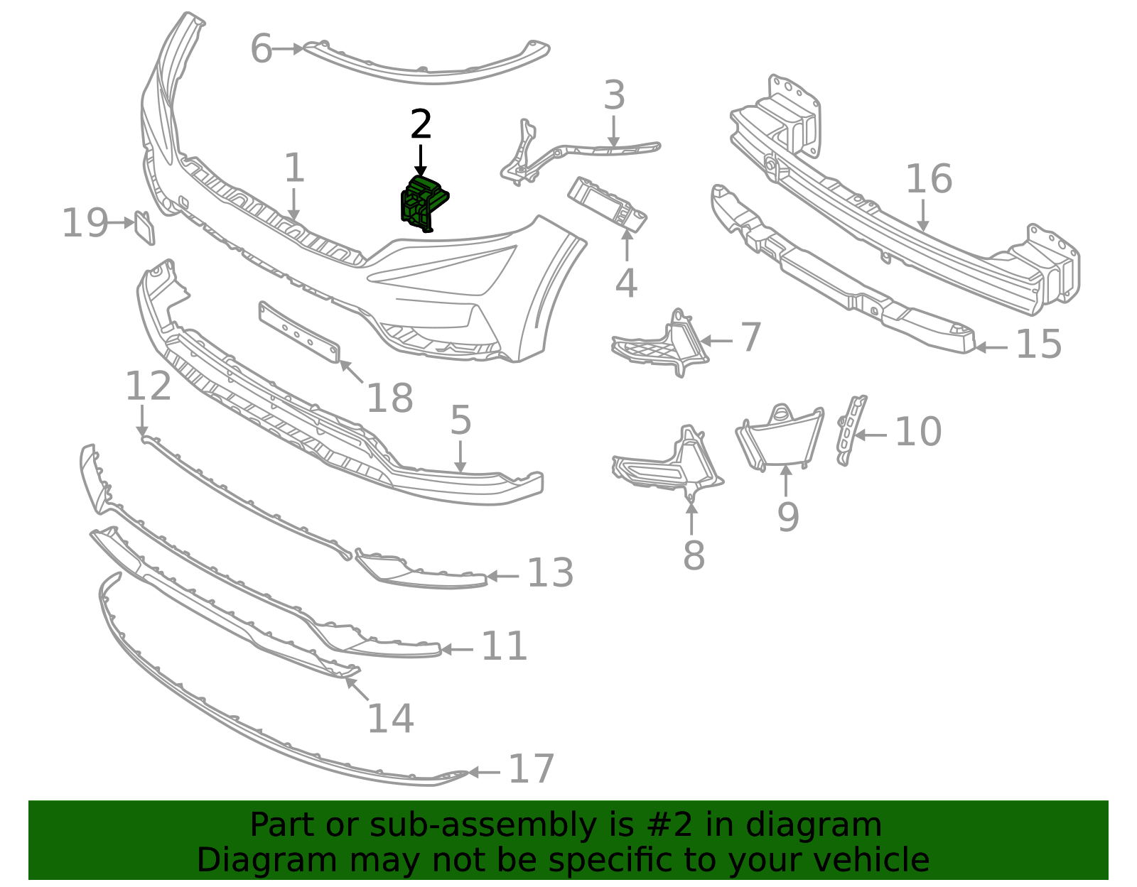 865B4-R0000 - Center Bracket 2022-2024 Kia Carnival | Kia.Parts Store