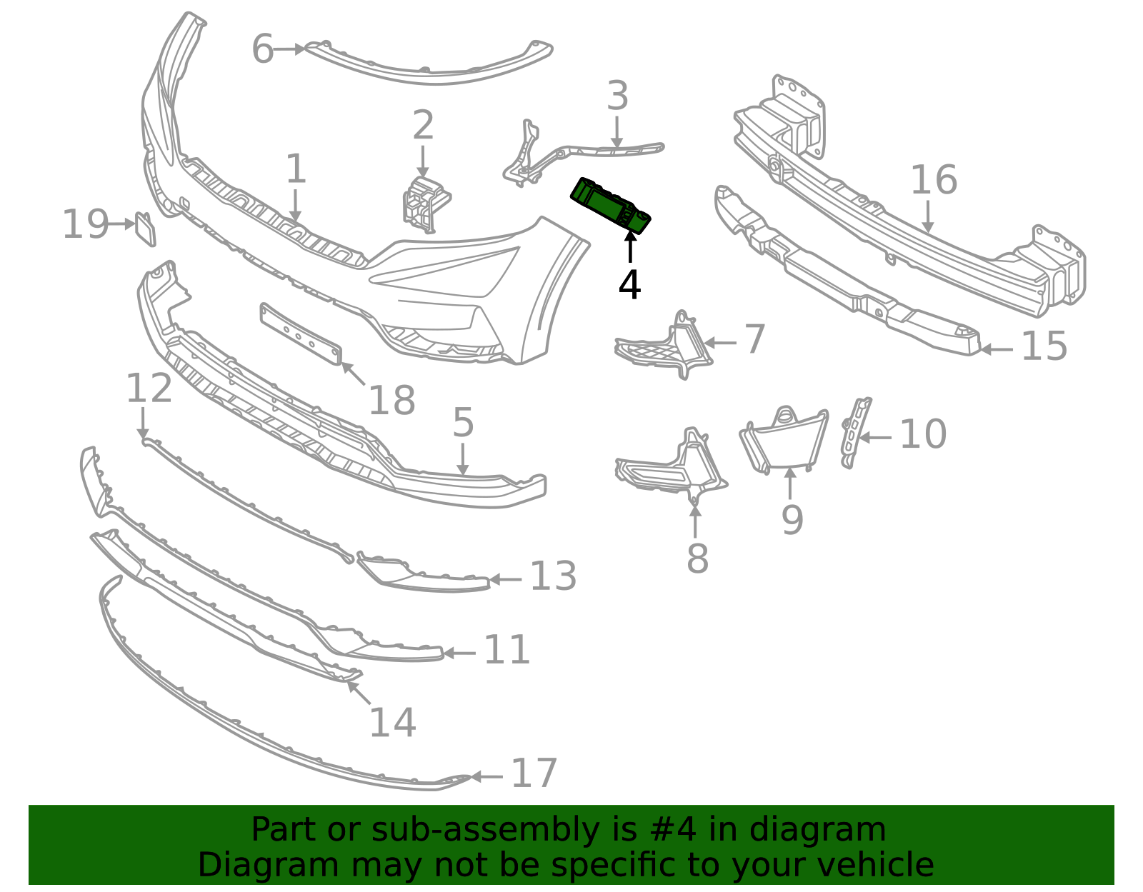 2022-2024 Kia Carnival Side Bracket 86551-R0000 | TascaParts.com