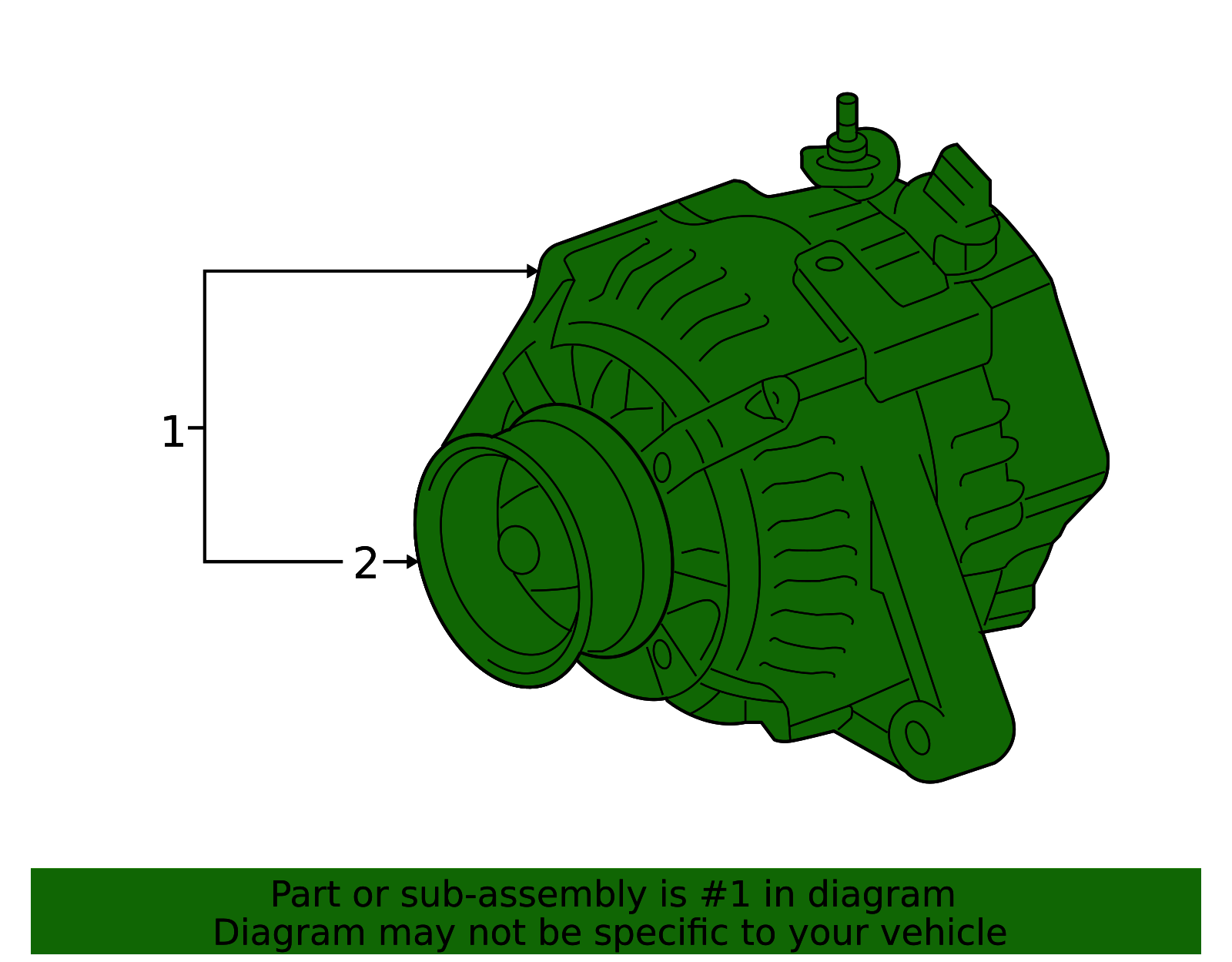 Genuine Official Toyota Alternator part# 27060-36040-84 for Ourisman ...