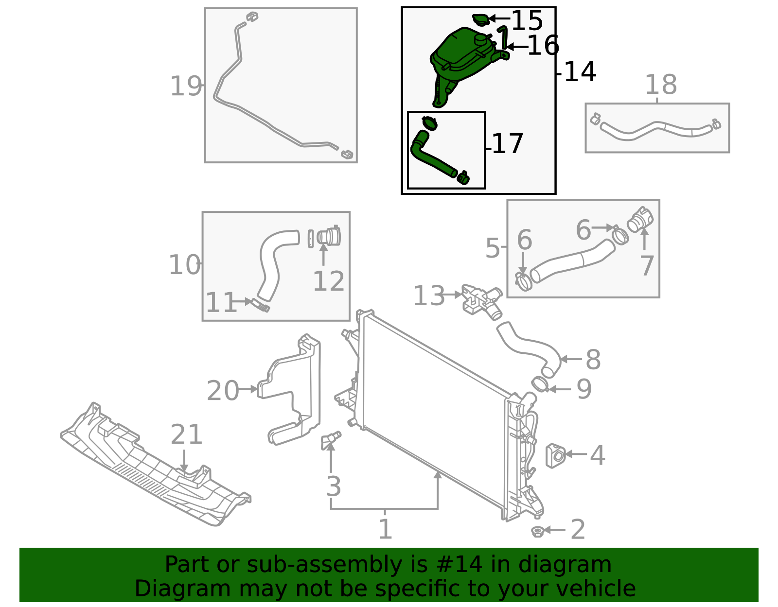 2021-2025 Hyundai Elantra Reservoir Assembly 25430-AA000 | MotorMotor