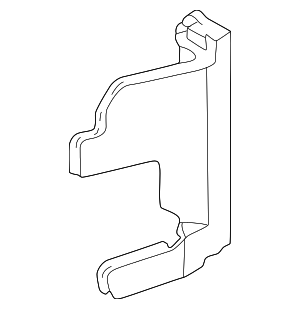 Hyundai - 29136-AA400 - Radiator Support Air Deflector - 2021-2023 ...