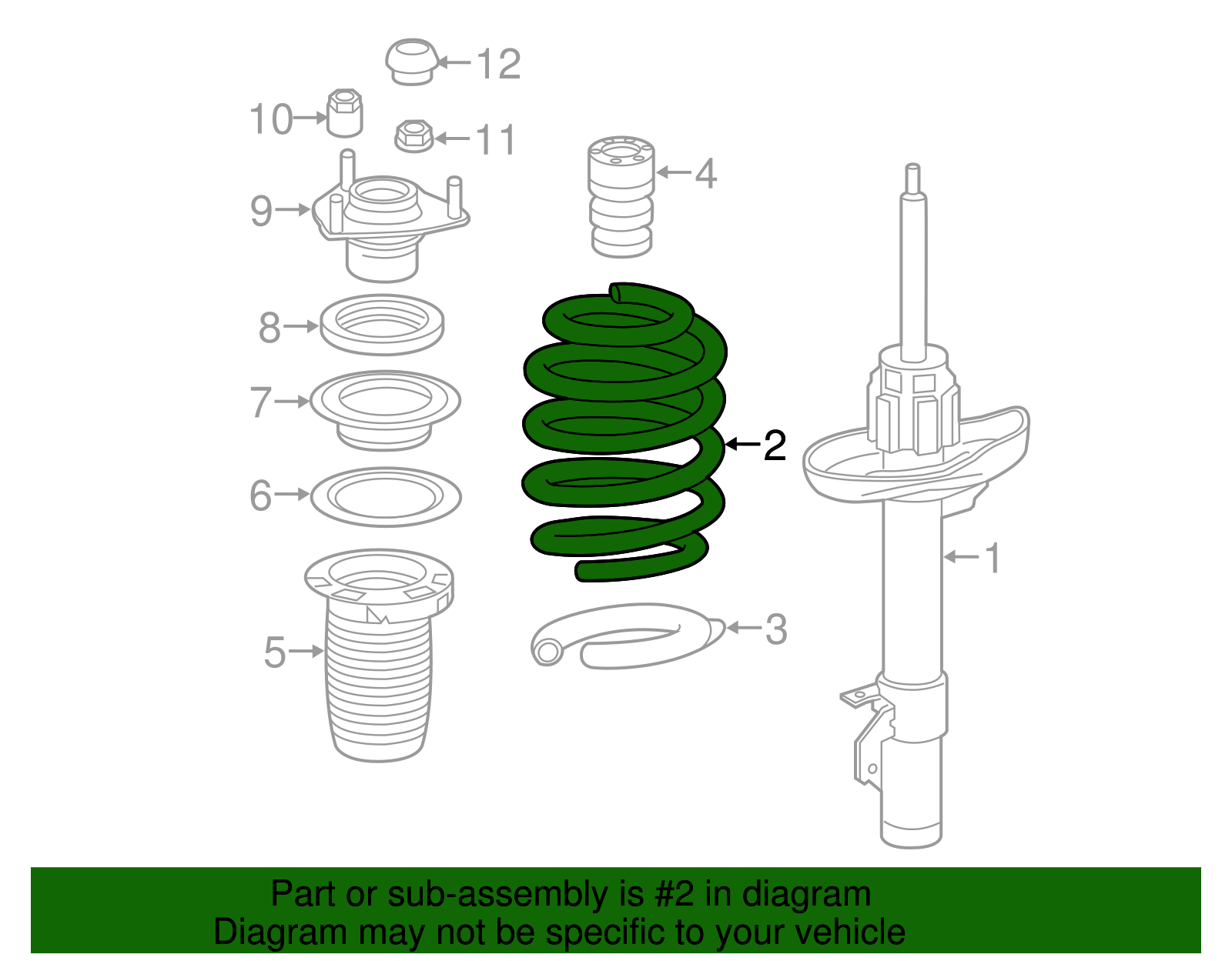 Genuine OEM Acura - Coil Spring Part# 51406-TZ6-A11 | Acura Parts For Less