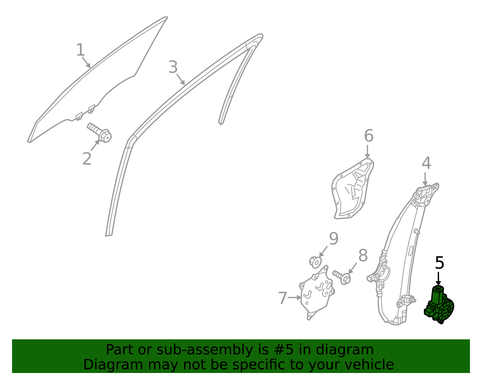 2019-2025 Mazda Window Motor BDTS-58-58XB | TascaParts.com