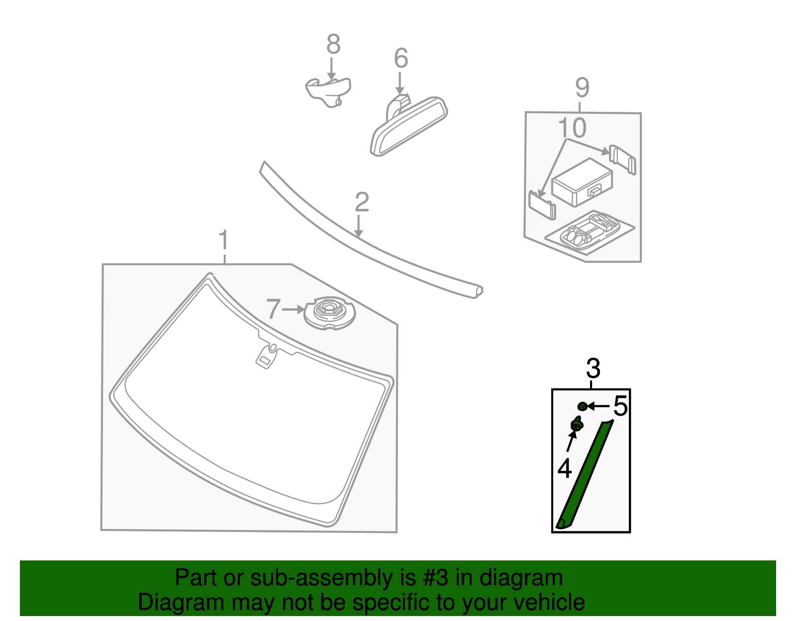 2003-2012 Land Rover Range Rover Side Molding DCB500172PNP | Sacramento ...