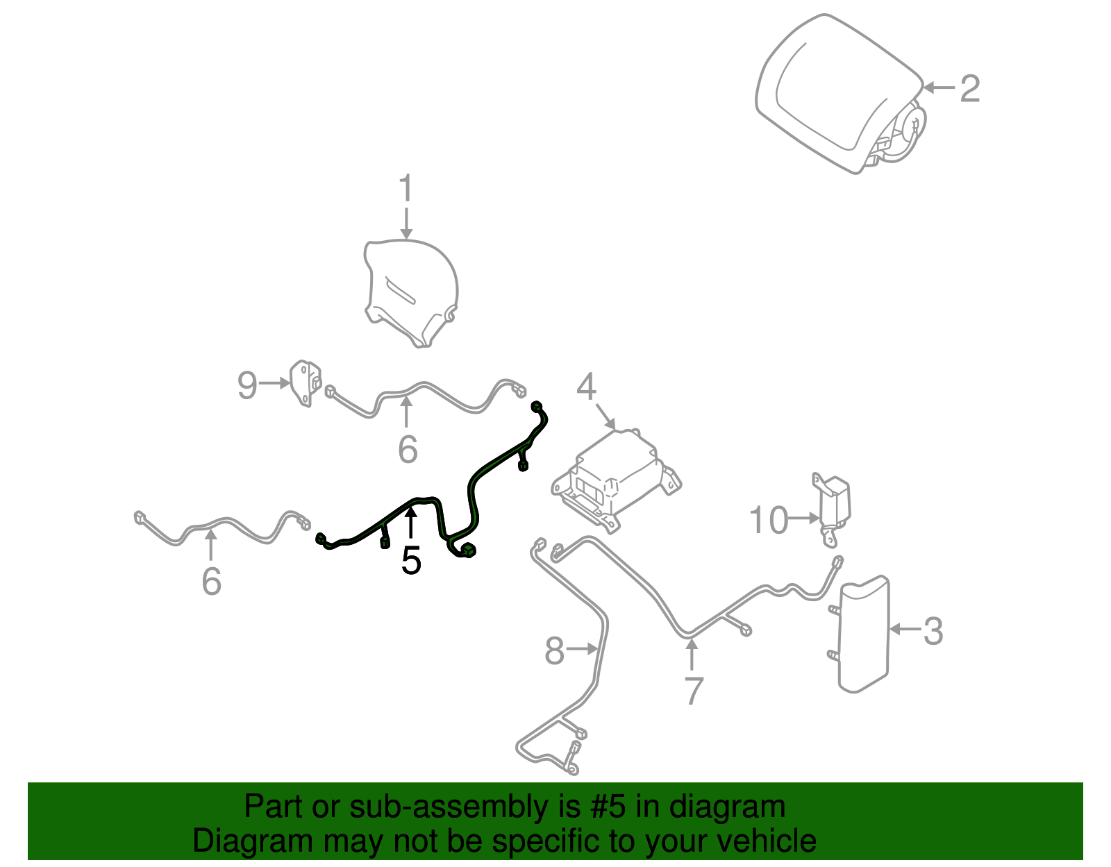 1999-2000 Subaru Forester Harness 98241FC200 | Buy Subaru Parts